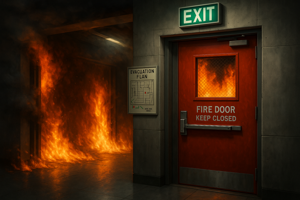 What is the role of fire doors in evacuation plans - Secure House